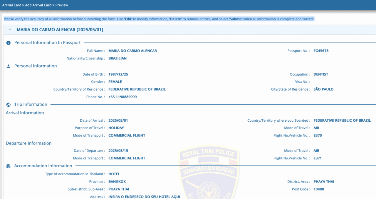 TDAC: Como preencher o novo formulário de entrada na Tailândia